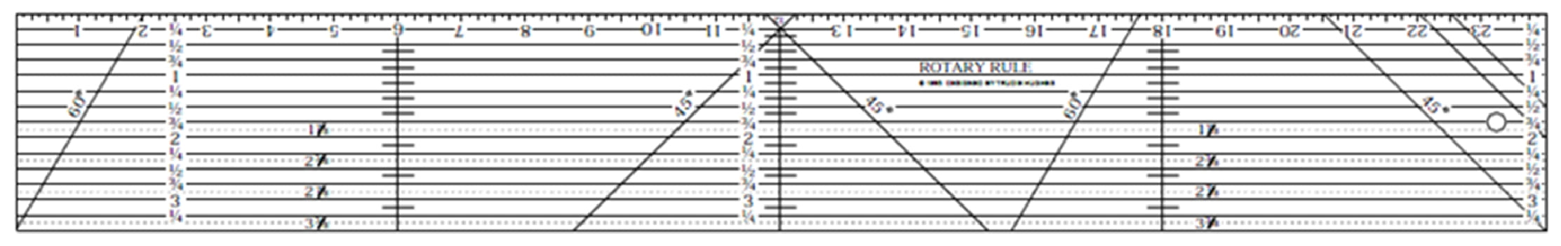 Rotary Rule Ruler