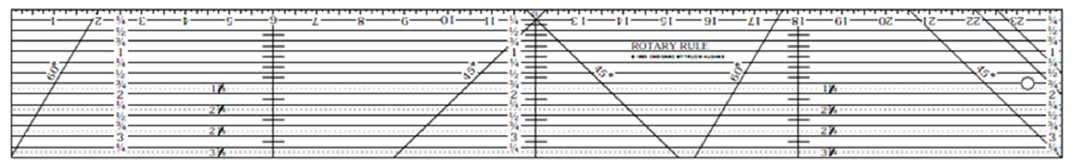 Rotary Rule Ruler